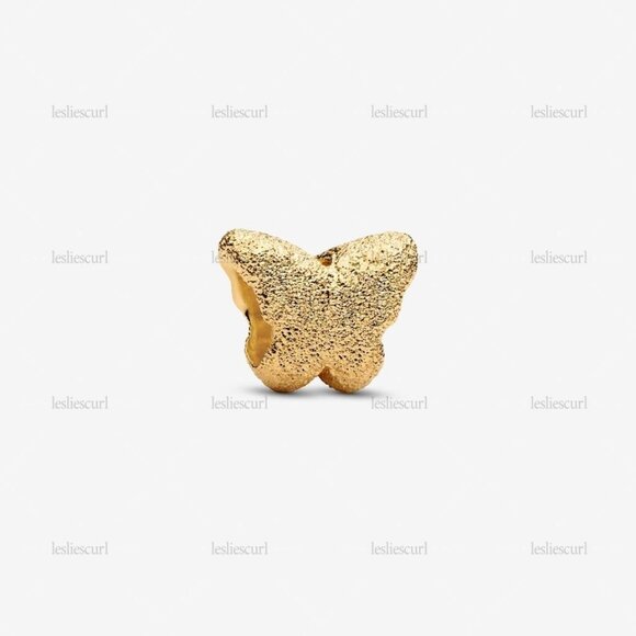 Pandora | Jewelry | Pandora Textured Butterfly Mini Charmpendant | Poshmark